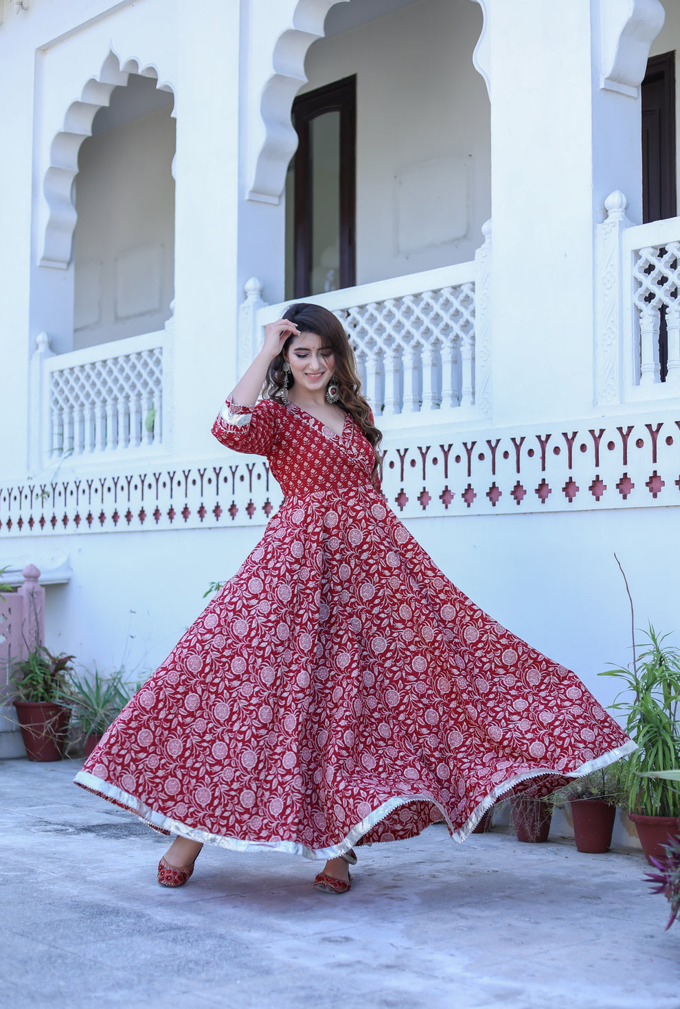 Aadriti Maxi Dress – Amaanyaa